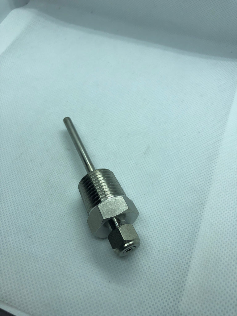 Thermowell,For Temperature Sensor,3Mm Probe,1/2" NPT Process Connectio ...