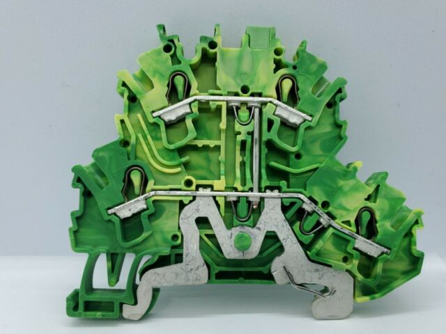 ELEC,TERM BLOCK,DOUBLE DECK,22-12AWG,GROUND,GREEN – AIM Shop Online