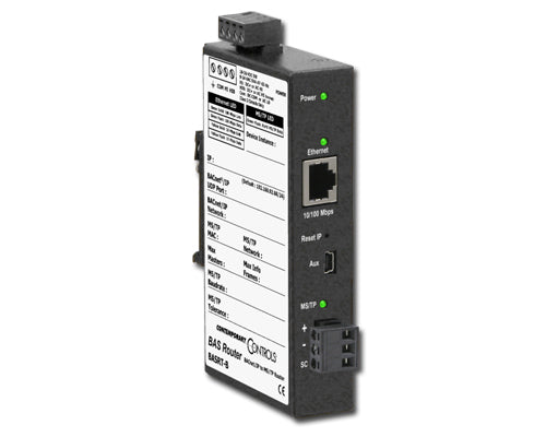 ELEC,BACNET ROUTER,IP TO MS/TP,10/100 MBPS ETHERNET,DIN RAIL MOUNTED,2 ...