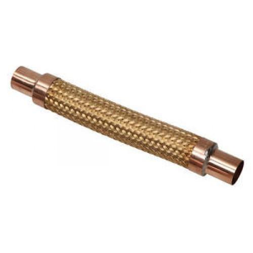 Fitting, Vibration Eliminator, Bronze Hose and Braid, 1-3/8", Copper ...